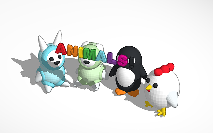 3D design Animals - Tinkercad