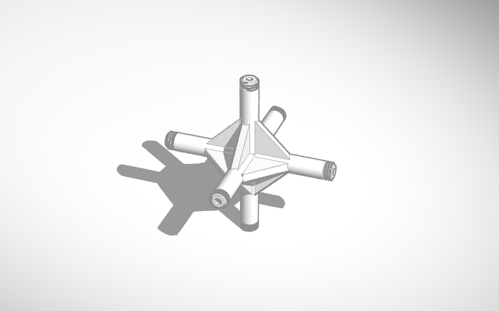 3D design GAN core v5 (rubik's cube core) - Tinkercad