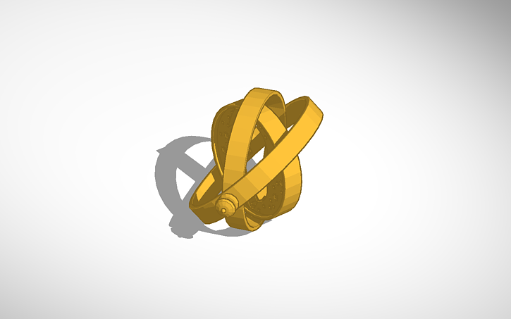 3D design Time Turner - Tinkercad