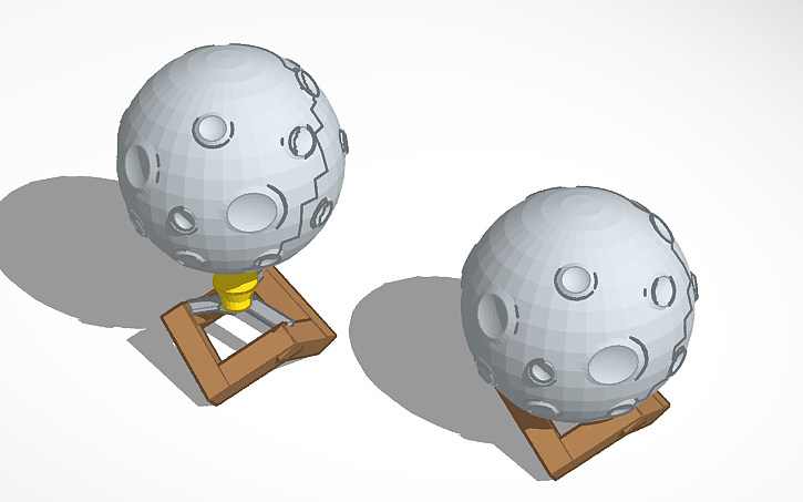 3D design lamp - Tinkercad