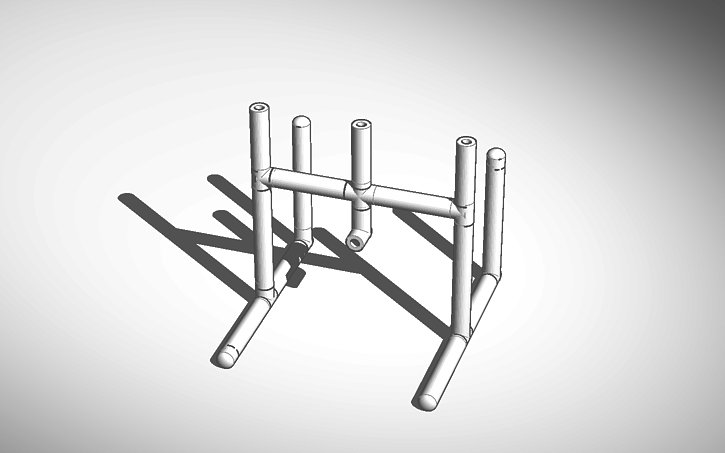 3D design Goalie Equipment Rack | Tinkercad