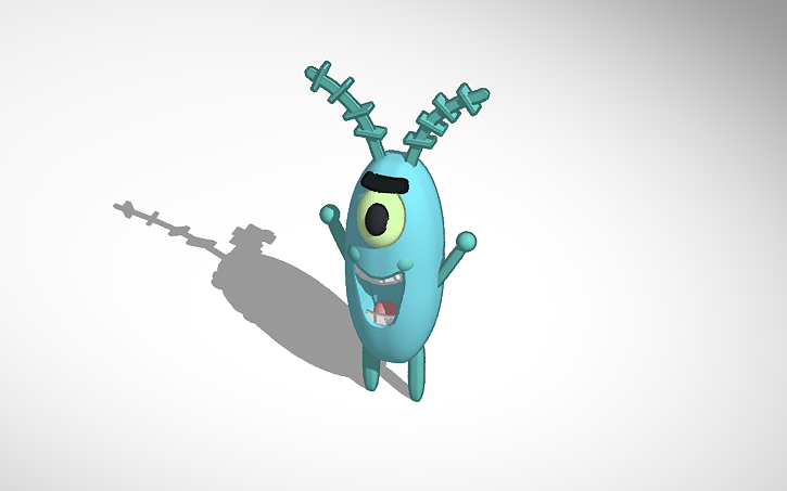 3D design Plankton - Tinkercad