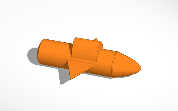 3D design raket | Tinkercad