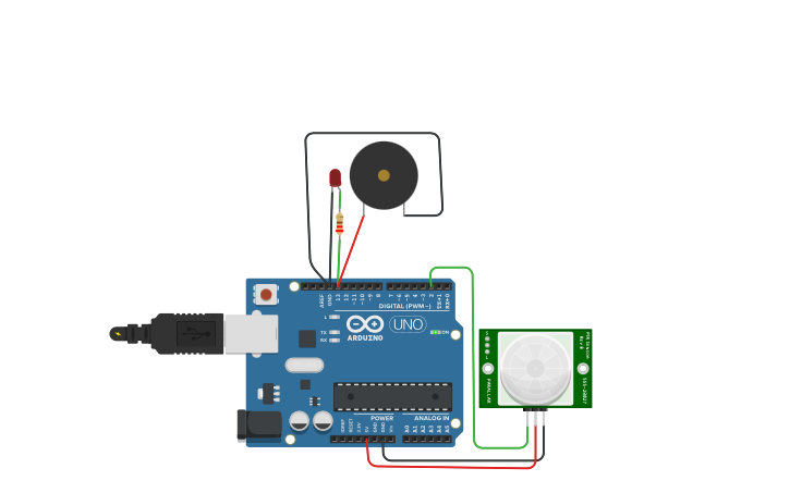 Circuit Design Activity 14 Social Distancing Detector Tinkercad