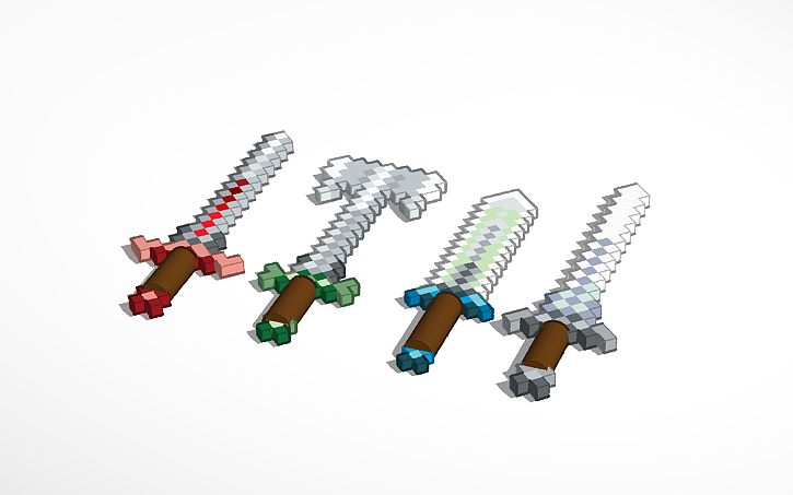 3D design Lego Claymores | Tinkercad