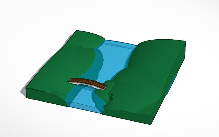 3D design Bridge - Tinkercad