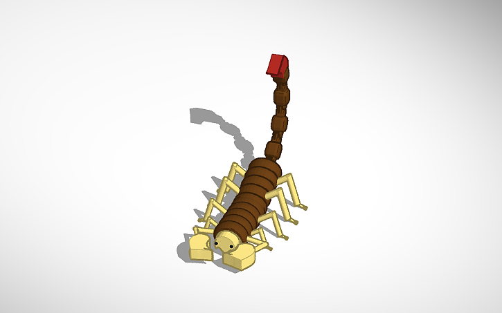 3D design Scorpion - Tinkercad