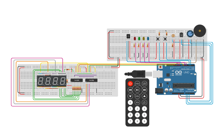 Circuit design Rich Shield Arduino - Tinkercad