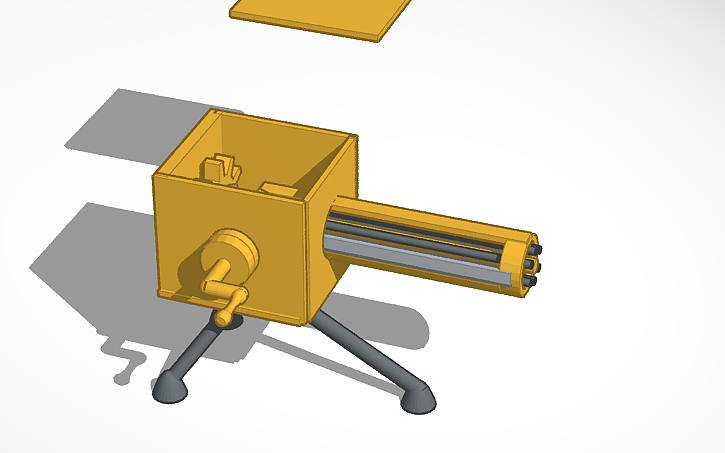 3D design Gatling gun | Tinkercad