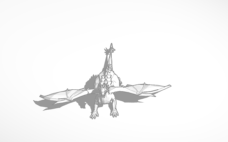 3D design dragon - Tinkercad