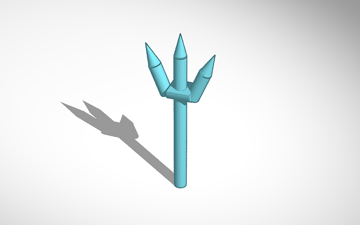 3D design Trident - Tinkercad