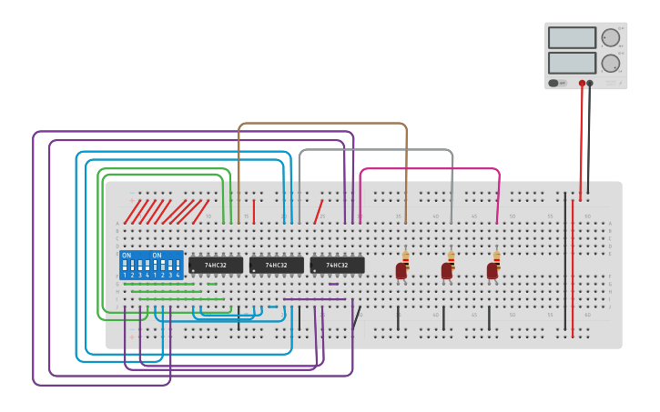 Circuit design 106120108_8:3_Encoder | Tinkercad