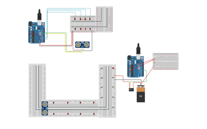 Circuit design Smart city lightning - Tinkercad