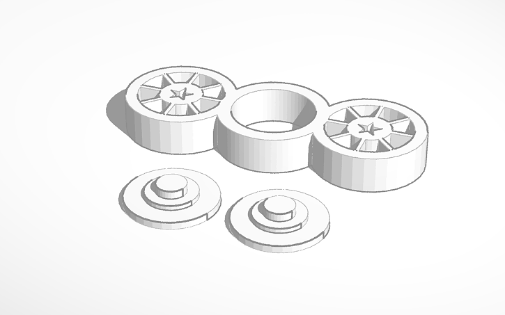 3D design Fidget Spinner - Tinkercad