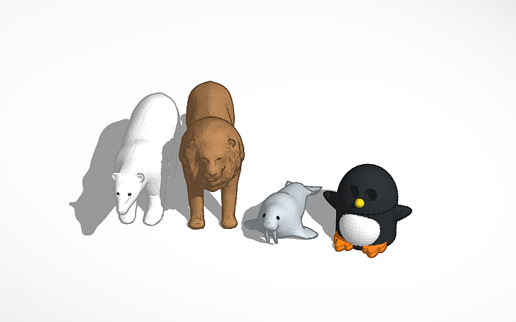 3D design Animals - Tinkercad