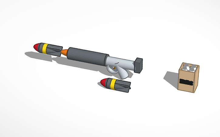 3D design Portable Gas Powered Nuke Launcher - Tinkercad