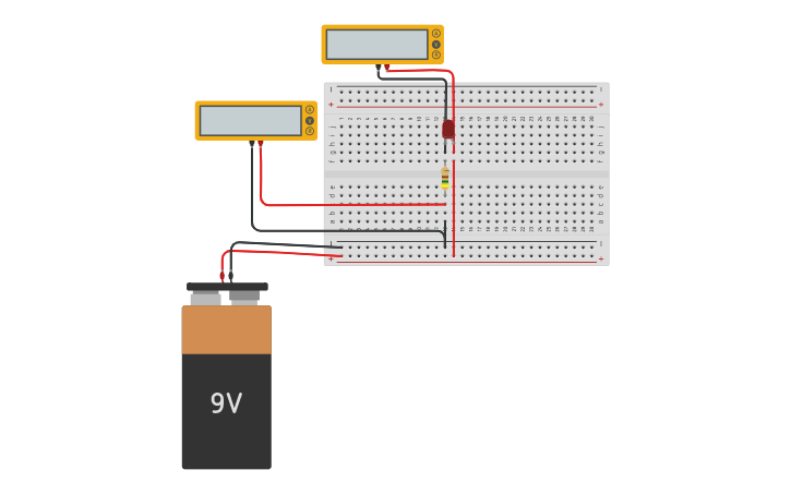 Circuit design LED | Tinkercad