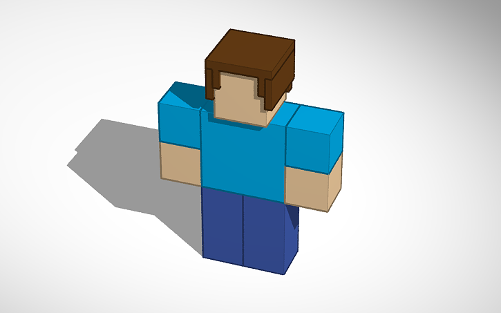 3D design Minecraft Steve | Tinkercad