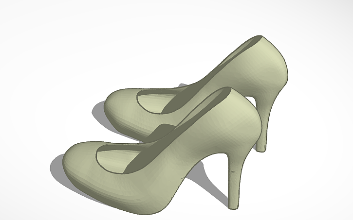 3D design barbie shoe - Tinkercad