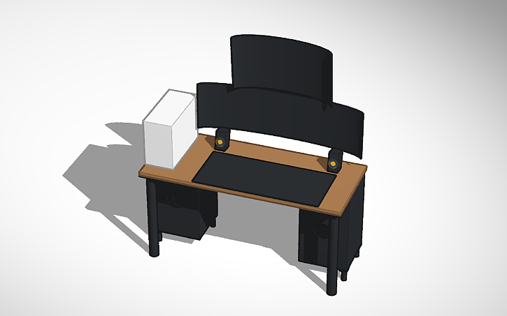 3D design Desk 2023 | Tinkercad