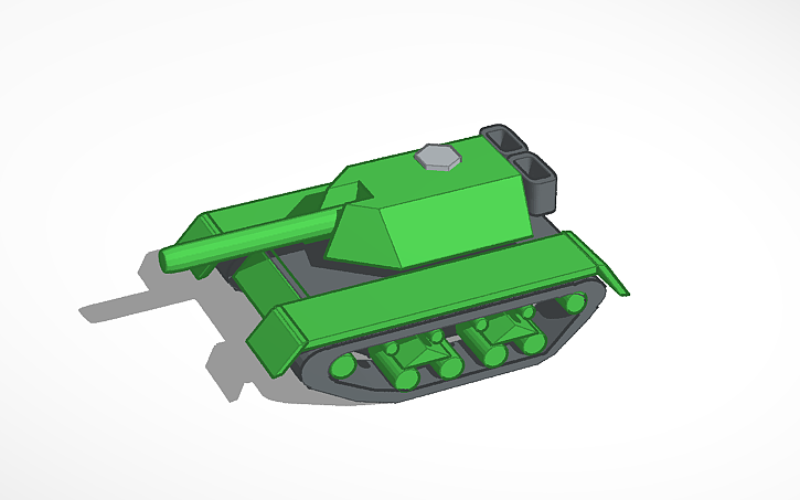 3D design my custom tank no.2 (advanced) | Tinkercad
