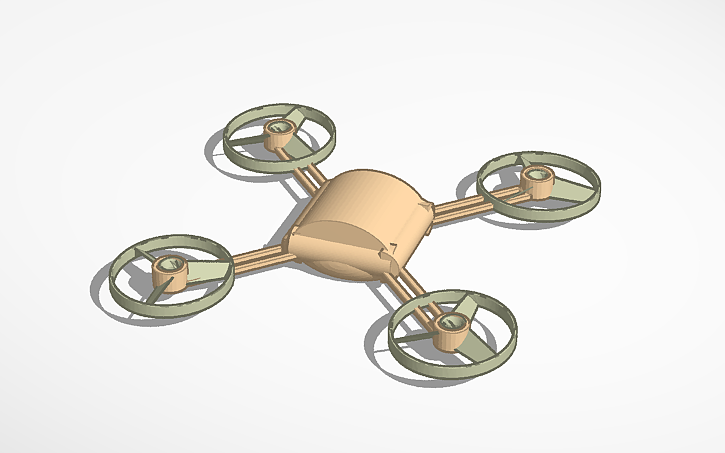 3d Design Drone Basic Drone Tinkercad