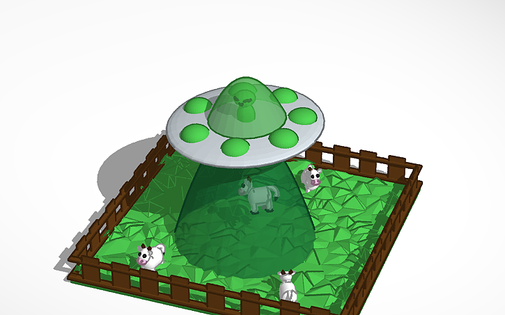 3D design Alien invasion! - Tinkercad