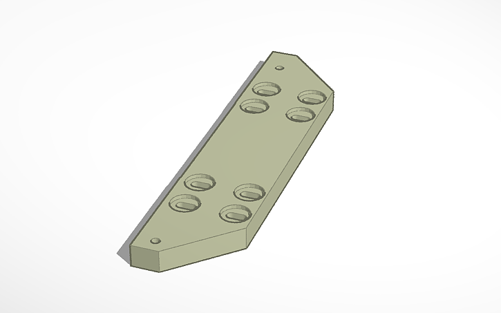 3D design riel cnc - Tinkercad