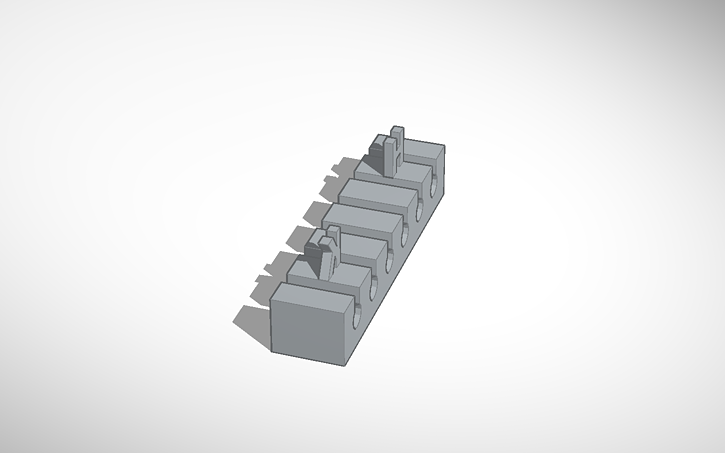 3D design Wire & Cable Management - Tinkercad