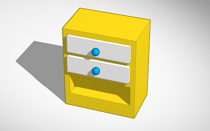 3D design Side table - Tinkercad