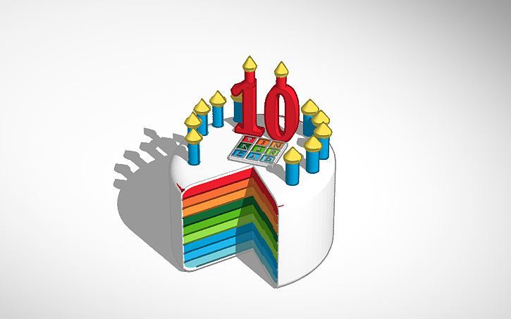 3D design Happy birthday Tinkercad | Tinkercad