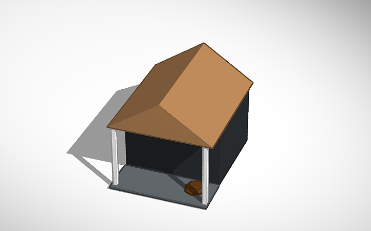 3D design Niche de chien - Tinkercad