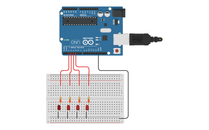 Circuit design TP4 groupe n°6 | Tinkercad