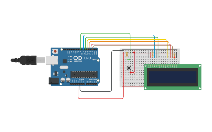 Circuit Design Examen 2 Tinkercad