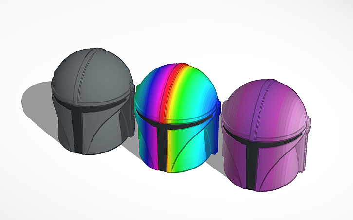 3d Design Mandalorian Helmet Tinkercad