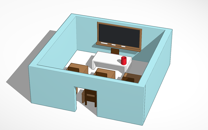 3D design Copy of School - Tinkercad