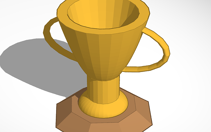 3D design Trophy - Tinkercad