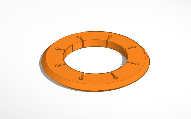 3D design NSP Custom 2019 - Parachute Ring - Tinkercad