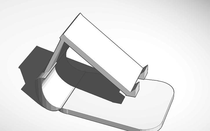 3D design iphone Stand - Tinkercad