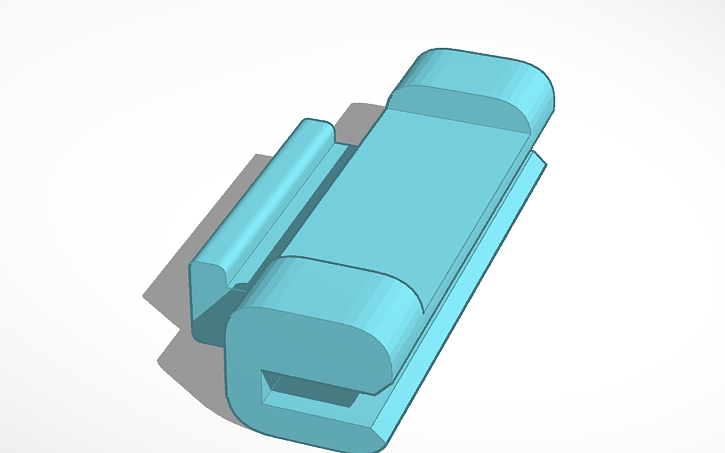 3D design Handle Lock 4 - Tinkercad
