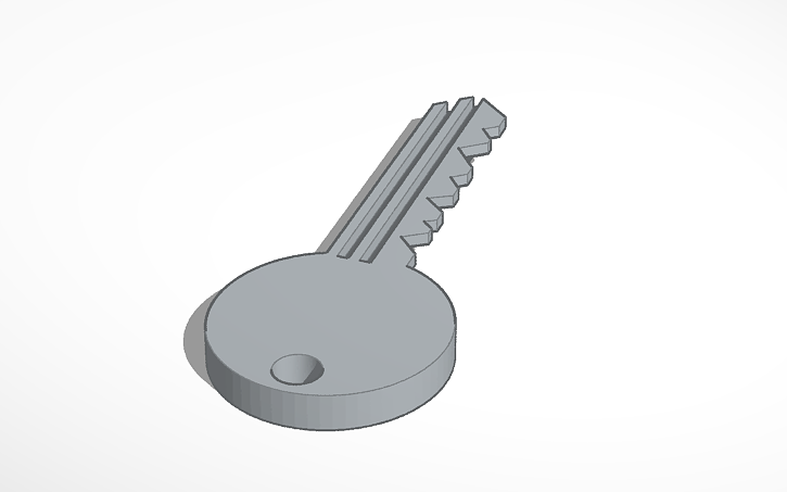 3D design Key - Tinkercad