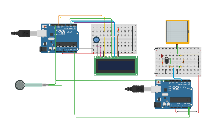 Circuit design spirometer + ecg - Tinkercad