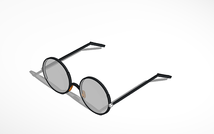 3D design SPECTACLES - Tinkercad