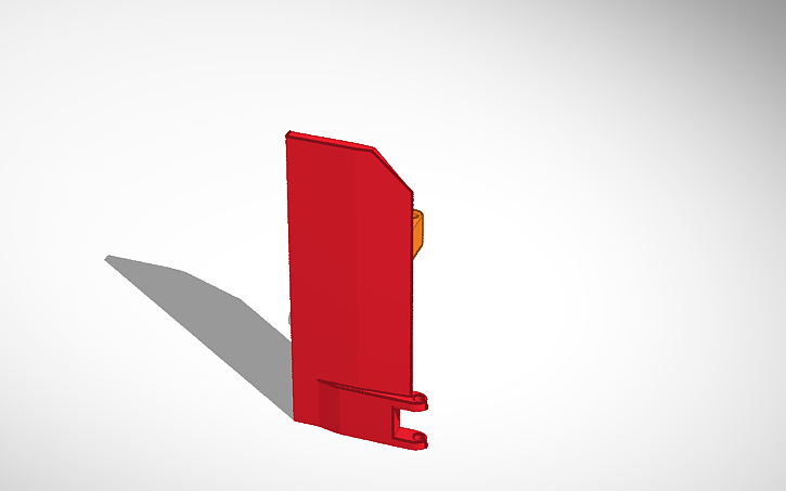 3D design rc boat rudder - Tinkercad