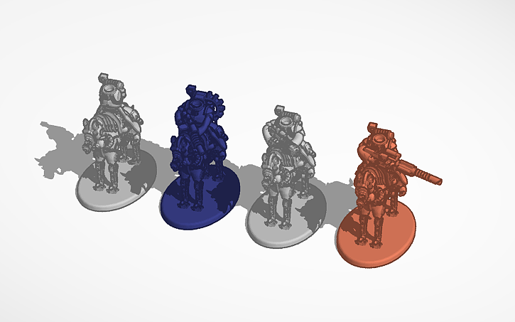 3D design Martian Mounted Shock Trooper - Tinkercad