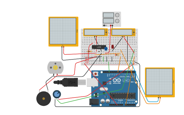 Circuit design Audio+DCM-PWM-Analog_In_Out | Tinkercad