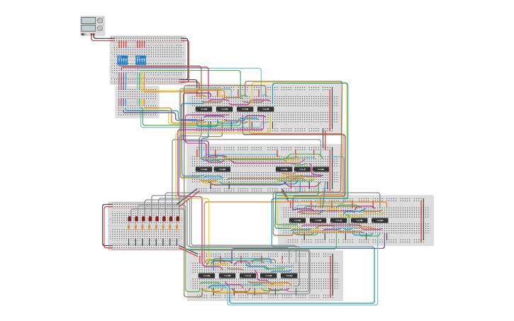 Circuit Design 4 Bit Unsigned Integer Multiplier Wo Haandfa Tinkercad 7739