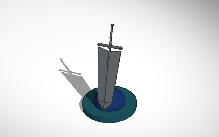 3D design Asta's demon slayer sword - Tinkercad