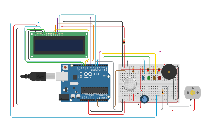 Circuit design Arduino CO2 Detector with Automatic Ventilation System ...