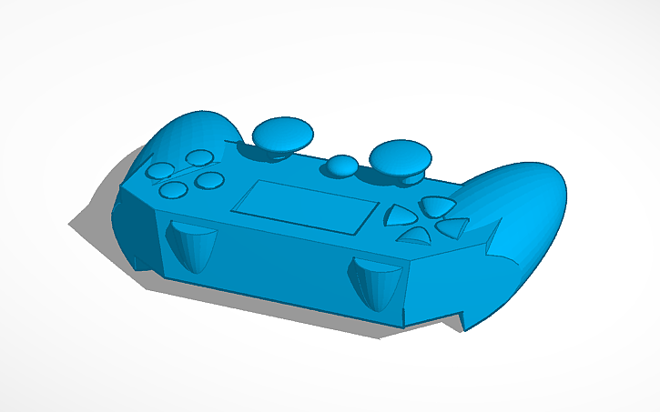 3D design ps4 controller - Tinkercad